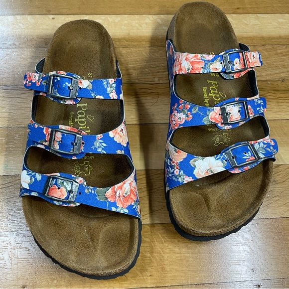 Birkenstock | Shoes | Birkenstock Papillio Florida Rambling Rose Blue ...
